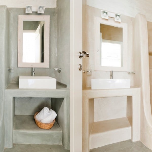 μπανιο με πατητη τσιμεντοκονια | Bagno Casa Παρασκευόπουλος